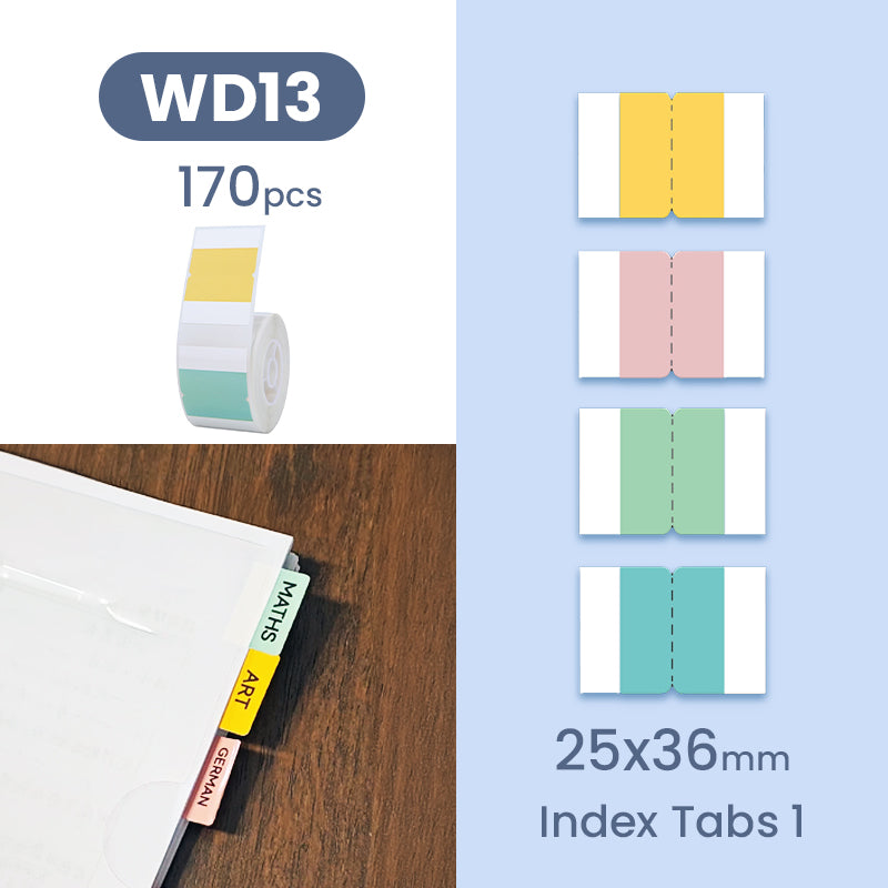 D101 Labels - Index Tags – Niimbot Label Maker