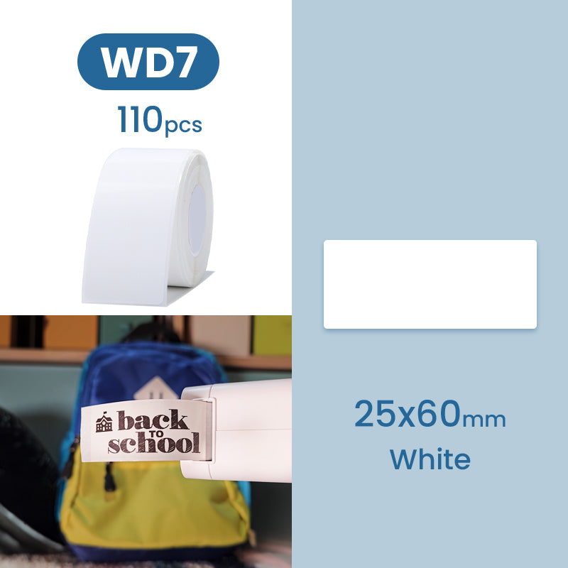 D101 Labels - White – Niimbot Label Maker