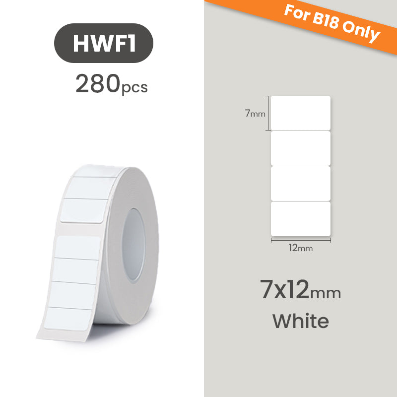 B18/N1 Label - White – Niimbot Label Maker
